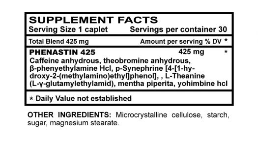 Phenastin Pharmaceutical Weight Loss and Diet Aid